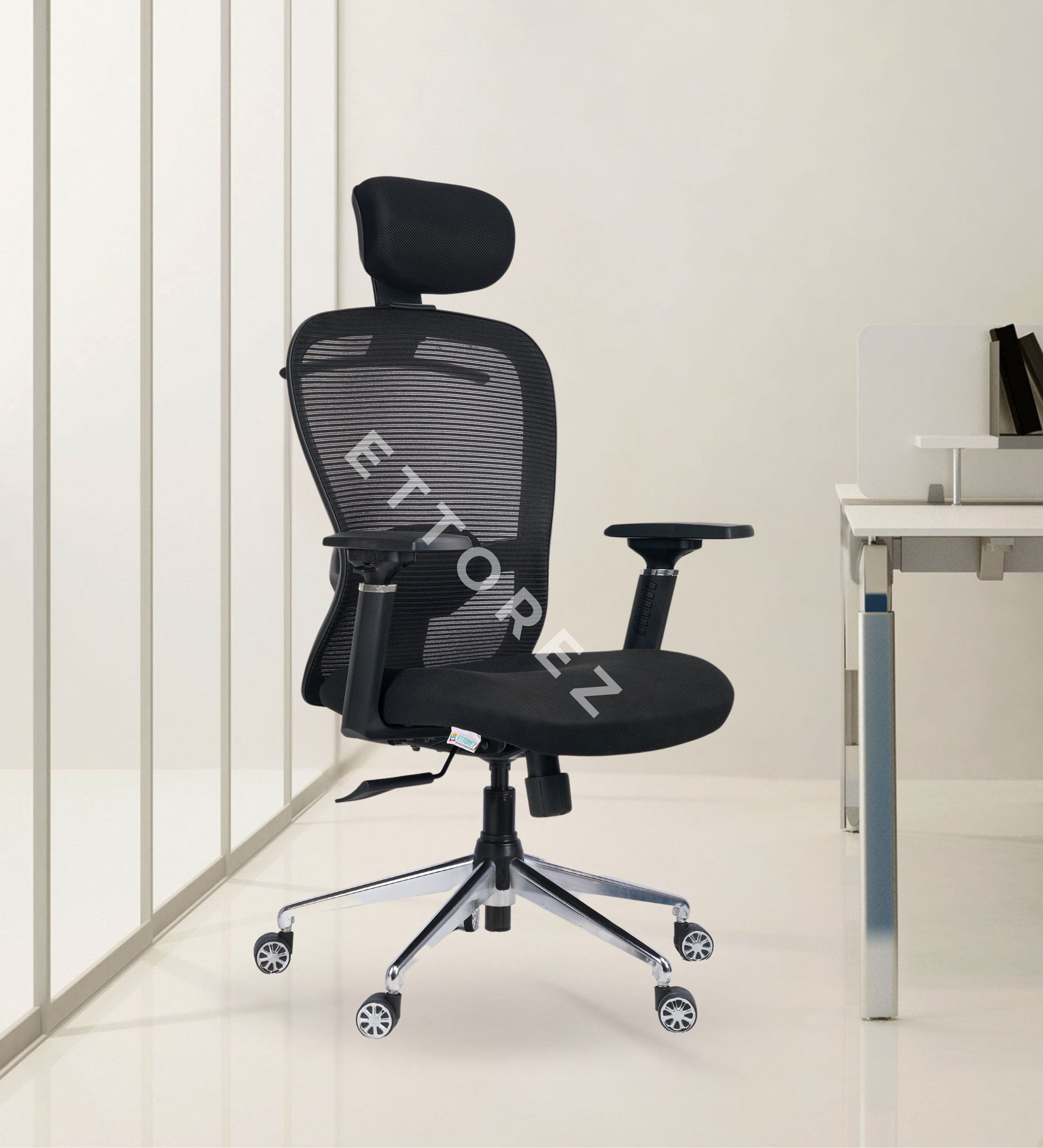 Ettorez HECTOR High Back Mesh Office Chair With Hanger